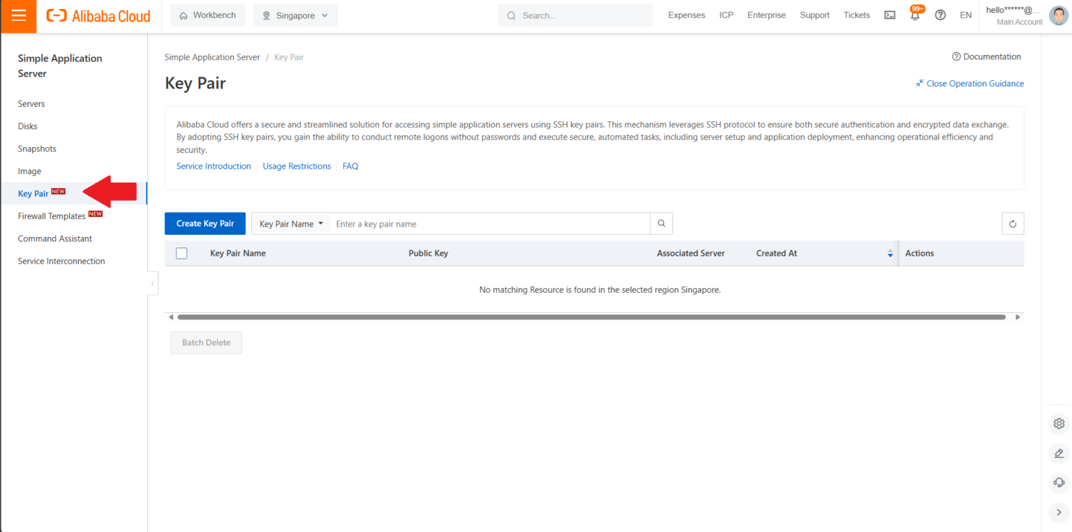 Mengenal Key Pair Pada Simple Application Server Alibaba Cloud - Arsen ...
